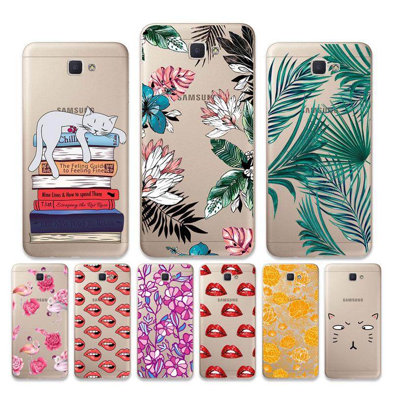 AKABEILA Hollow อ่อนเคสโทรศัพท์สำหรับ Samsung Galaxy J5 PRIME On5 2016 ...