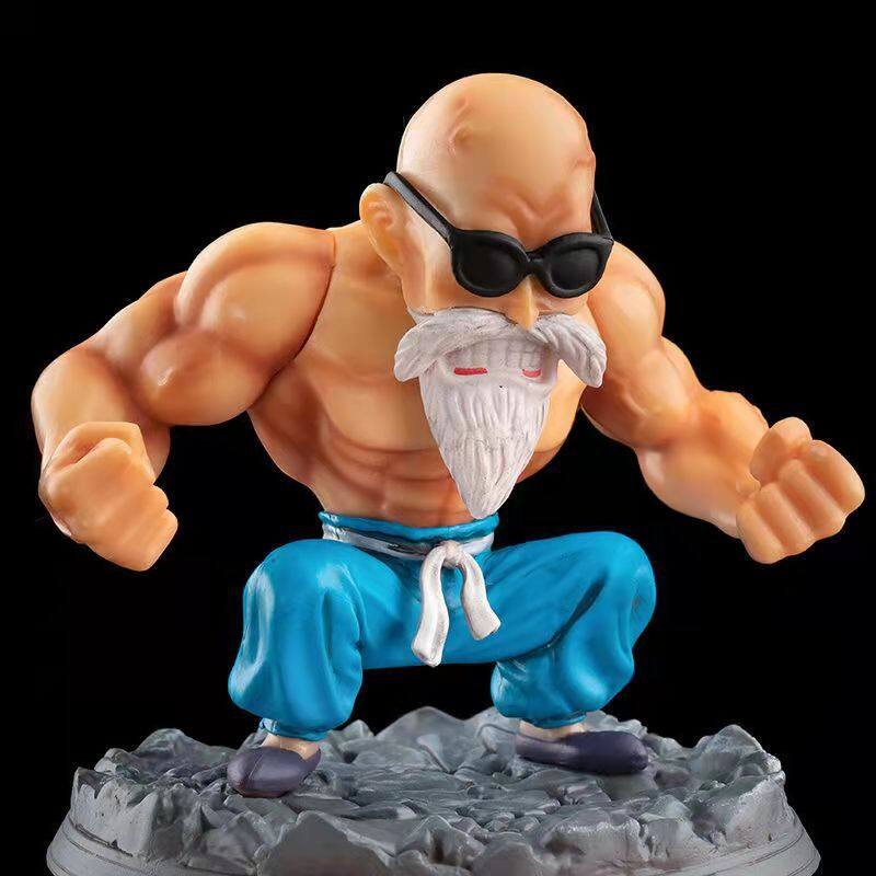 หุ่นอนิเมะ11ซม. ดราก้อนบอล Master Roshi Kame Sennin กล้ามเนื้อ Ver ...