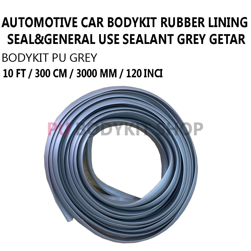 AUTOMOTIVE CAR BODYKIT RUBBER LINING SEAL&GENERAL USE SEALANT GREY ...