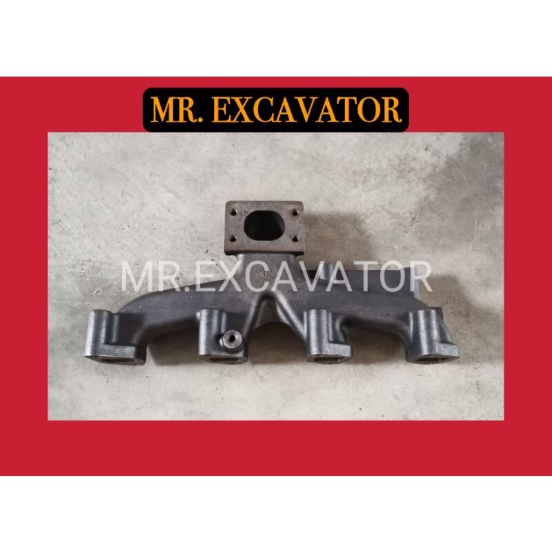 Hitachi EX EX120 EX120-1 4BD1 Excavator Turbo Charger Exhaust Manifold ...