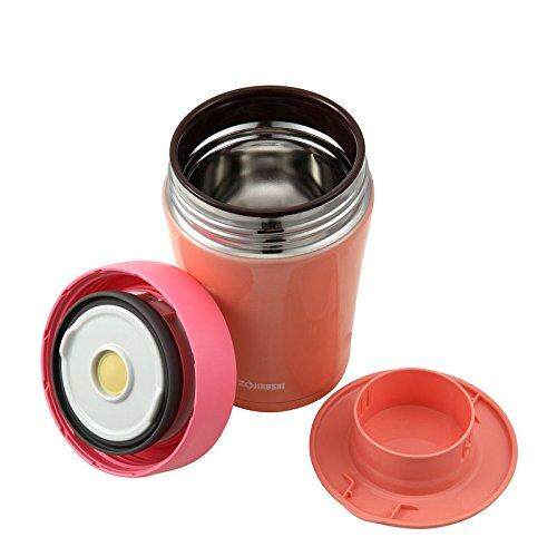 Zojirushi (ZOJIRUSHI) สแตนเลส Hood Jar สามารถล้างได้โดยถอดฝาปิด [360Ml] Coral สีส้ม SW-GA36-DC ...