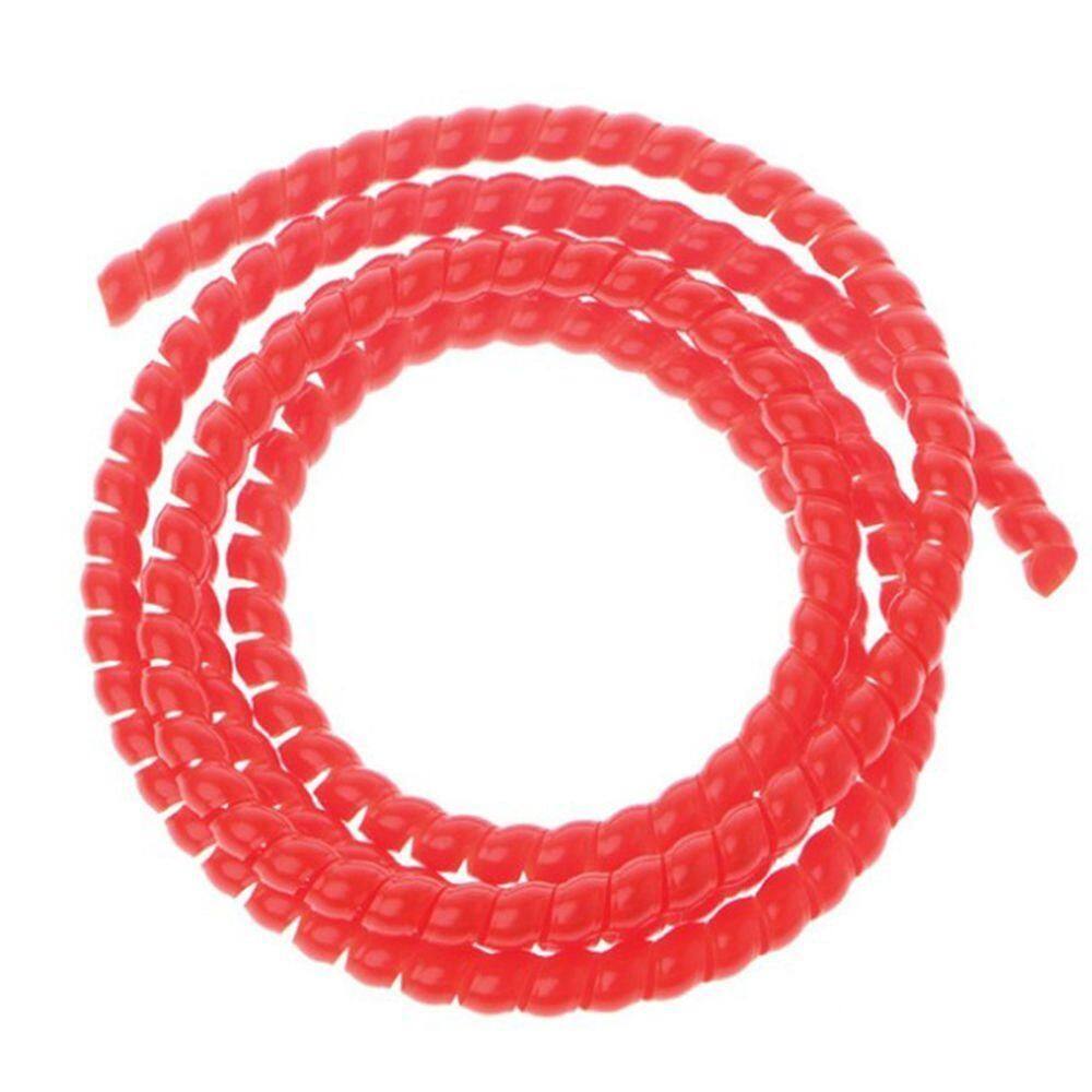 HESTING 1M Colorful Wrap Tube Retardant Spiral Wire Winding Pipe Casing ...