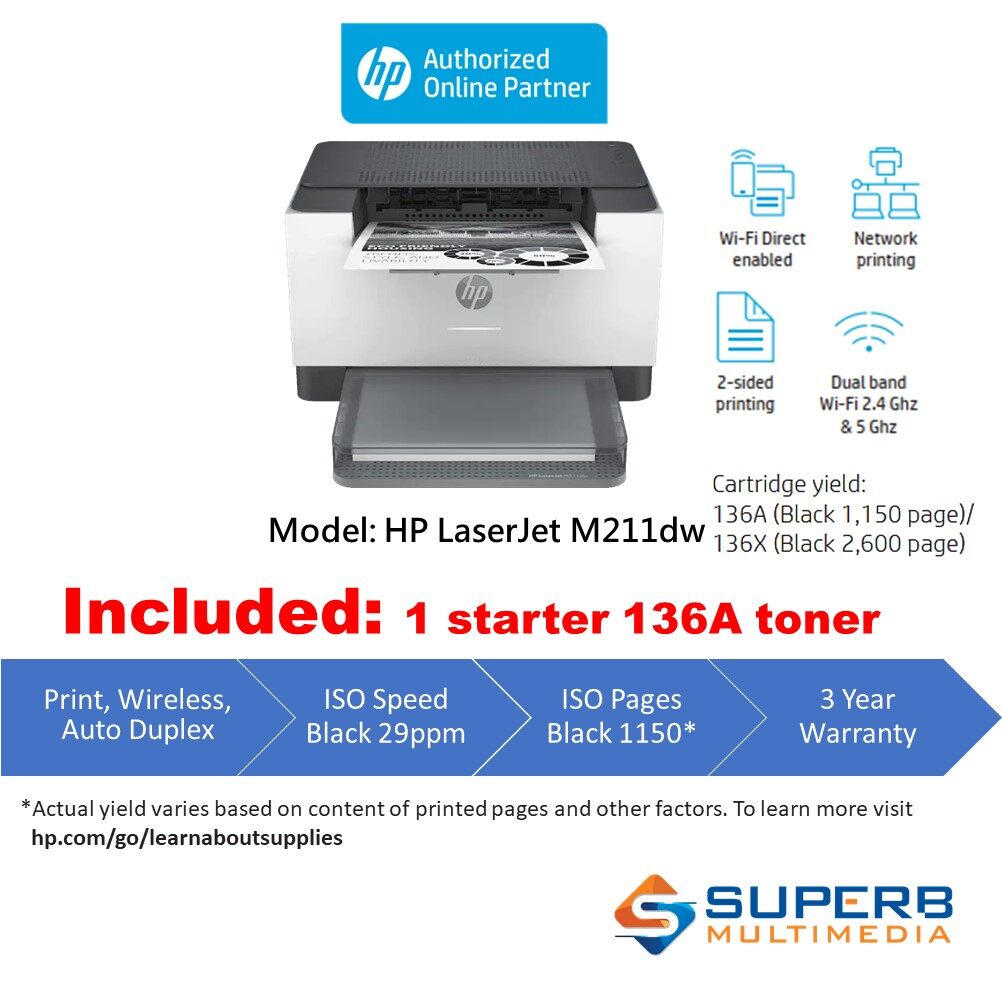 HP LaserJet M211dw Printer | Lazada