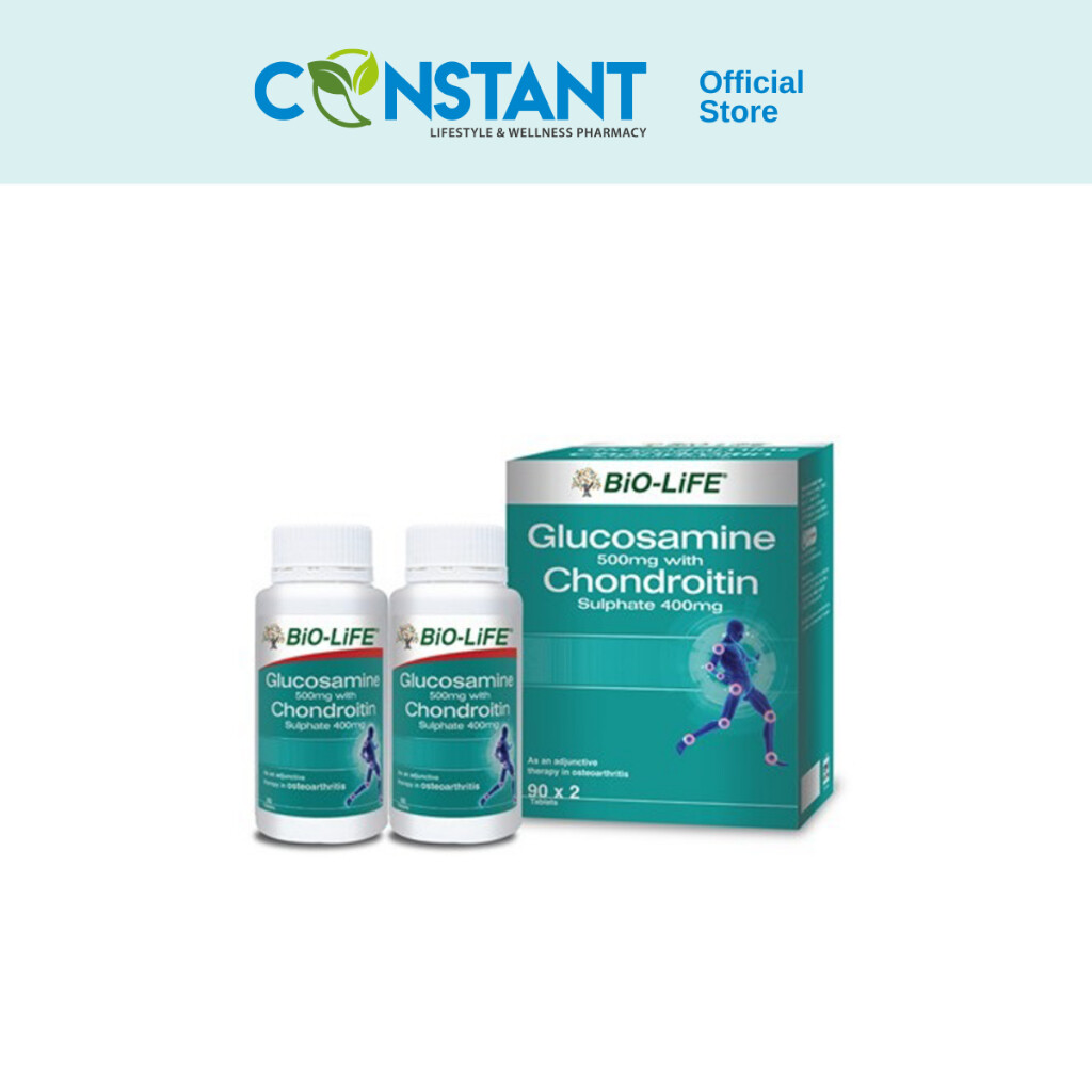 Biolife Glucosamine 500mg With Chondroitin Sulphate 400mg 90s X 2 | Lazada