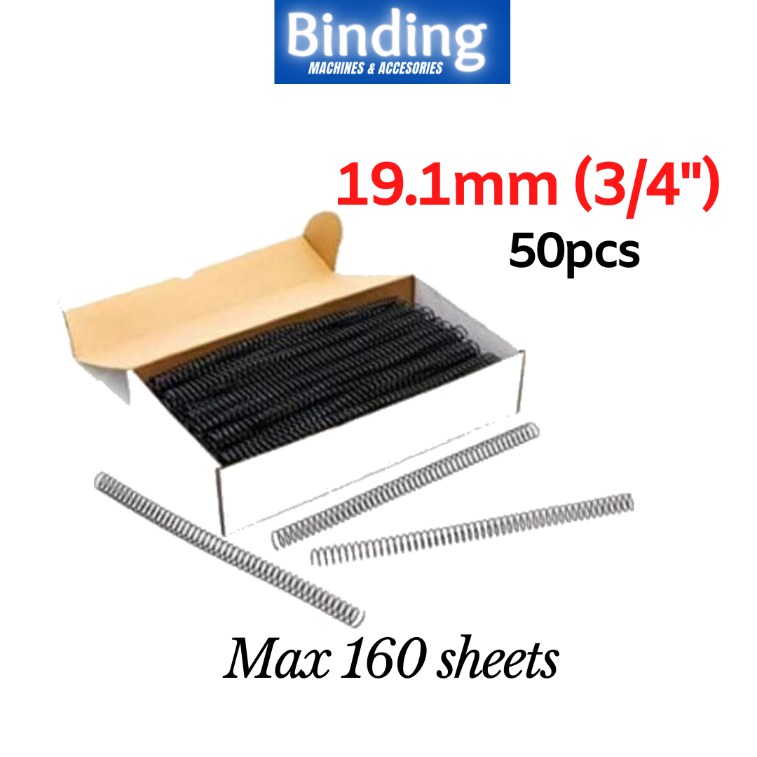 Metal Spiral Binding Coils / Steel spiral Coils A4 Size For Book ...