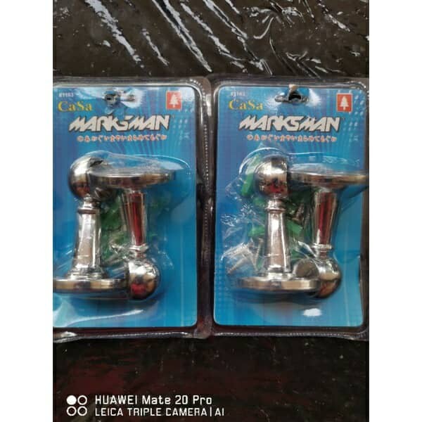 MARKSMAN HEAVY DUTY End Cap Pipe Holder Towel Rod HOLDER Bracket ...