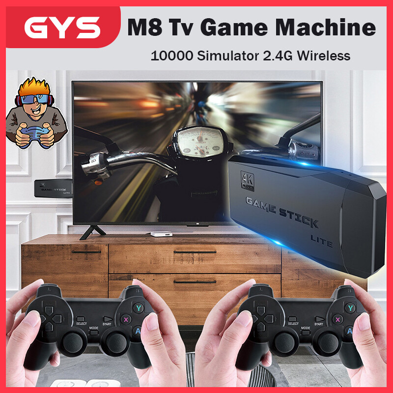 Tv Game Machine M8 Double Handle HDMI TV Home Game Machine 10000 ...