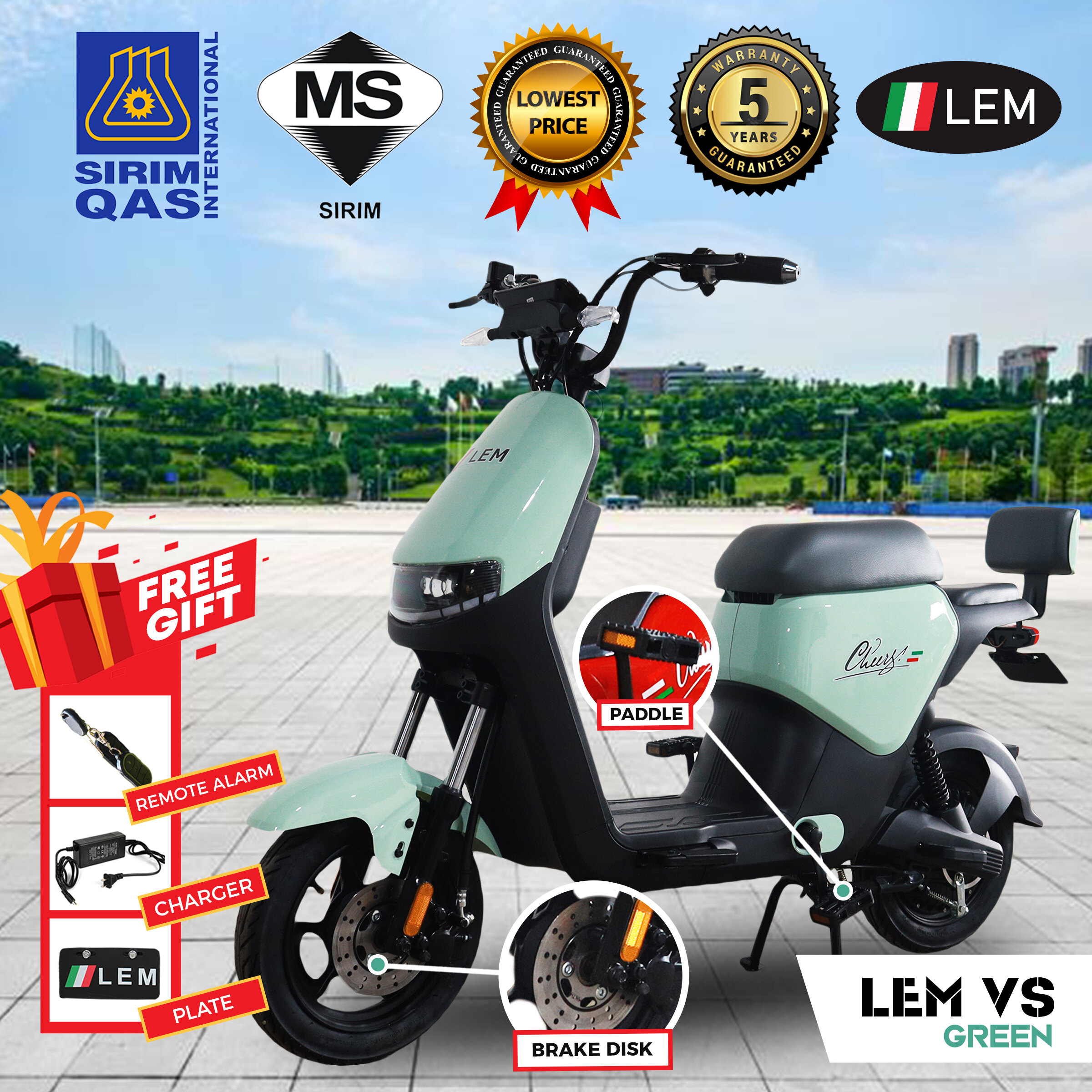 ★LEM★ Electric Bike/Electric Bicycle/Electric Scooter Model LEM 2 (E ...