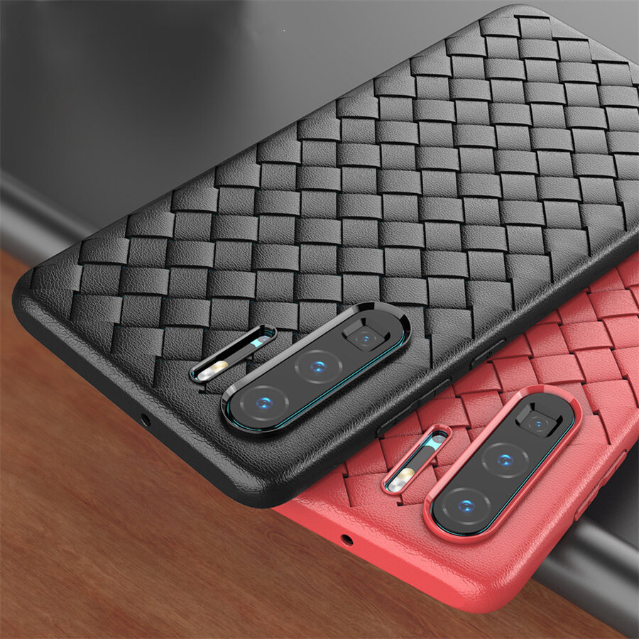 Woven TPU Phone Case For Huawei P40 P30 Pro P20 Lite Mate 20 Pro Nova ...