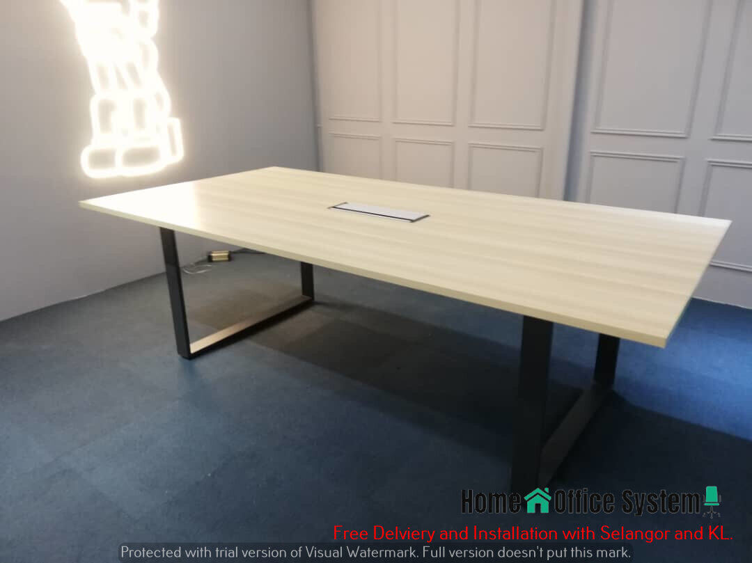 8 Feet Rectangular Shape Meeting Table Conference Table (W 2400 X D ...