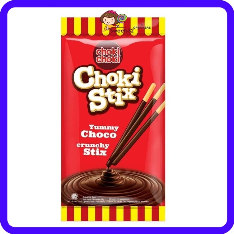 [ 1pack ] Choki Stix Yummy Choco Crunchy Stix 27g | Lazada