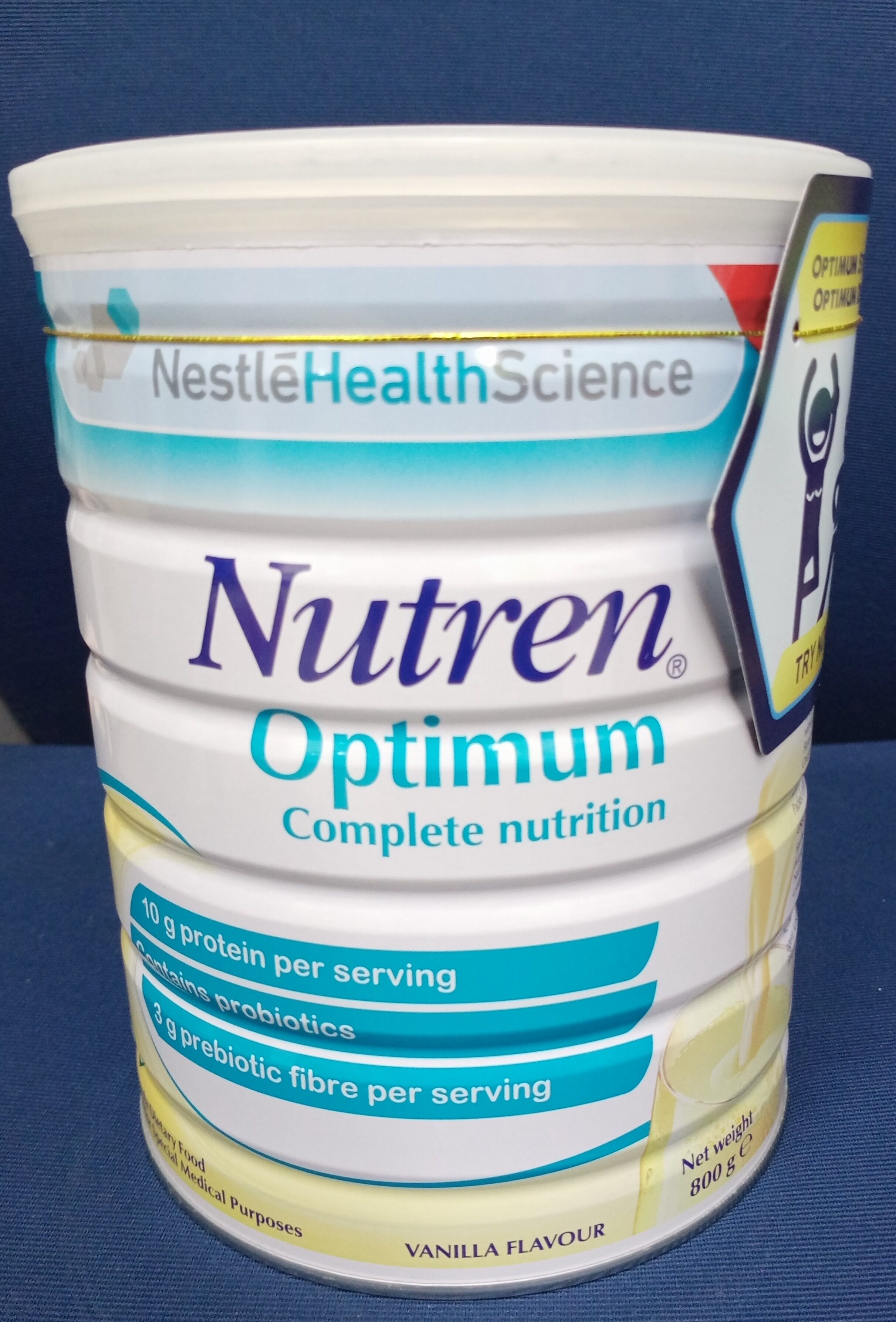Nestle Nutren Optimum Complete Nutrition Vanilla 800G | Lazada