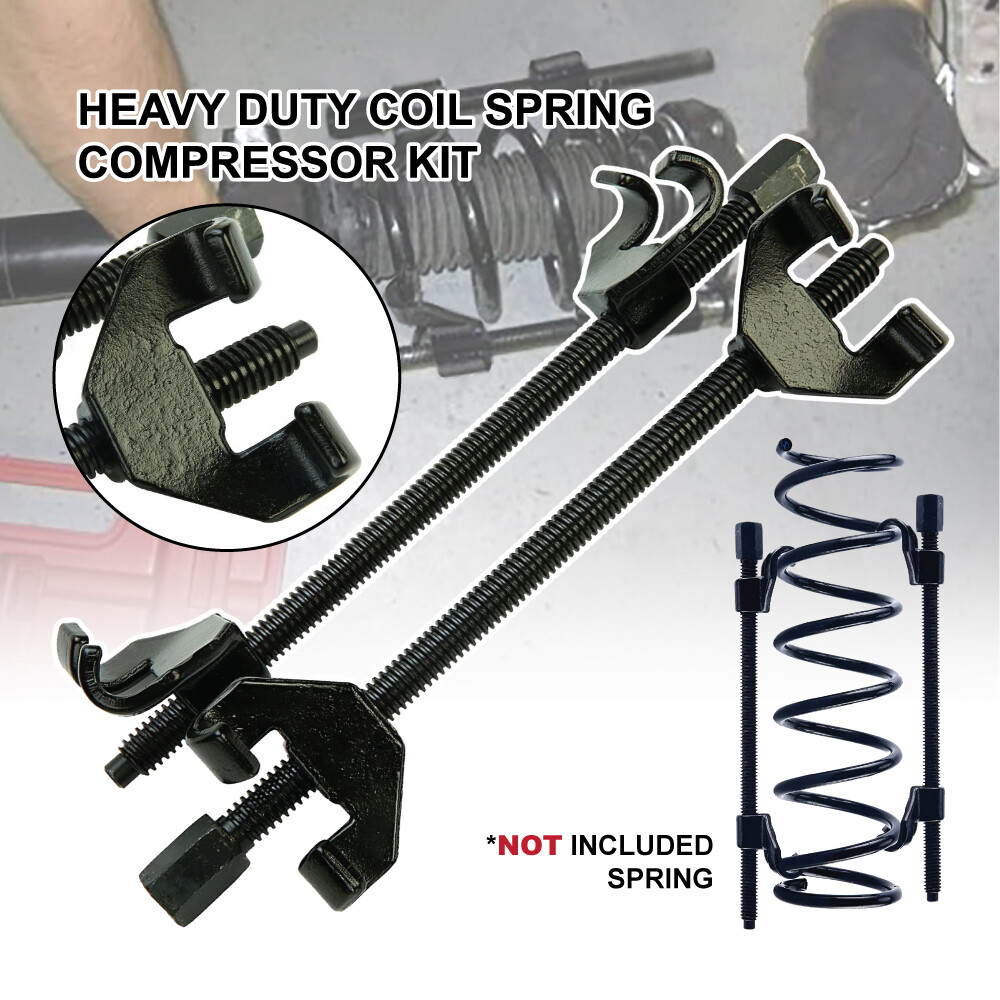2pcs Coil Spring Compressor Tool Kit Heavy Duty Spring Pressure ...
