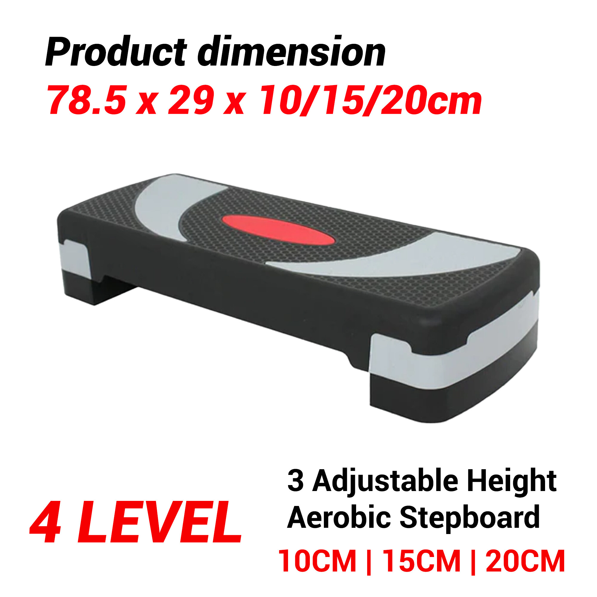 Aerobic Stepboard Wide Stepper Exercise Height Versatile Platform Yoga ...