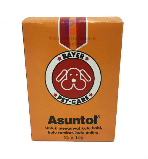 Asuntol Anti Kutu anti Tick & Flea Bath Powder 狗虱粉 15g 1box 25pack | Lazada