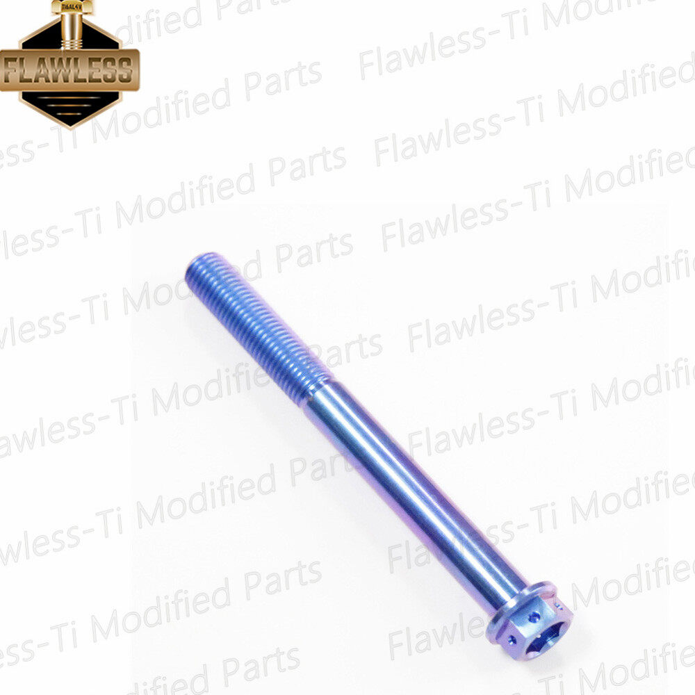 FLAWLESSTI Gr5 Titanium Bolts Rear Absorber Shock Swingarm Exhaust Pipe ...
