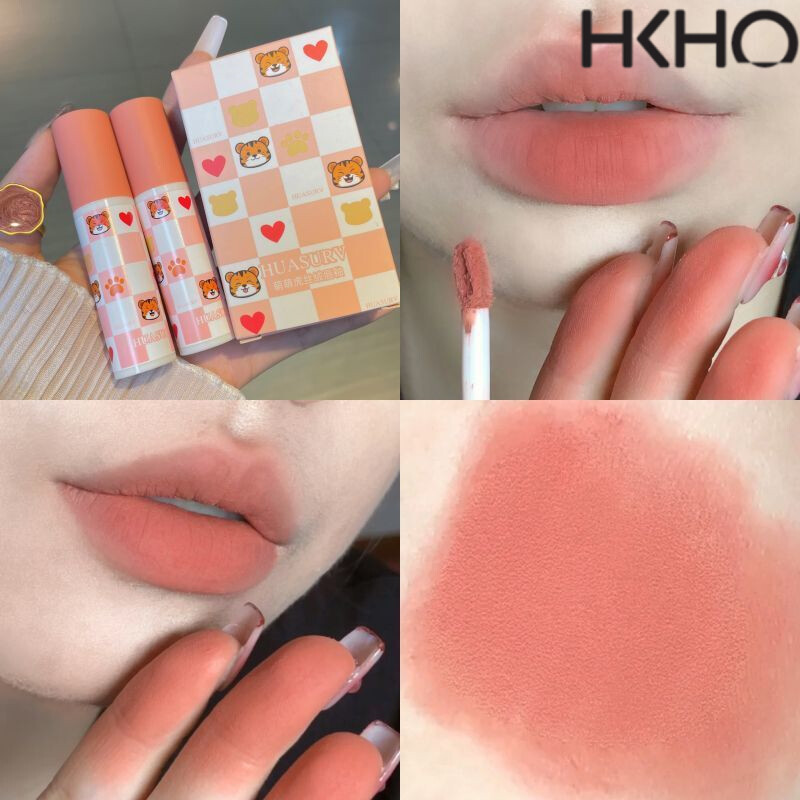 HKHO Cute Pet Velvet Matte Lip Glaze Lip Mud Student Waterproof Not ...