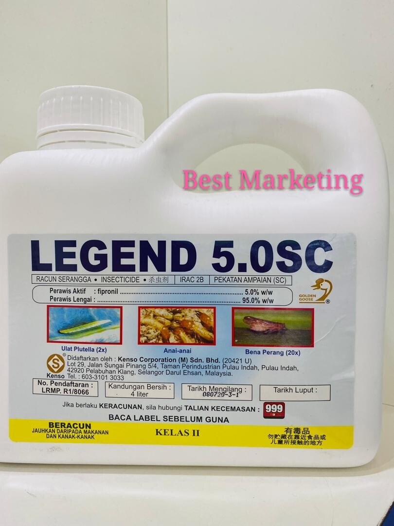 4LIT KENSO LEGEND 5.0SC / Regent/ Apronil / Pianggang/ Ulat Batang ...