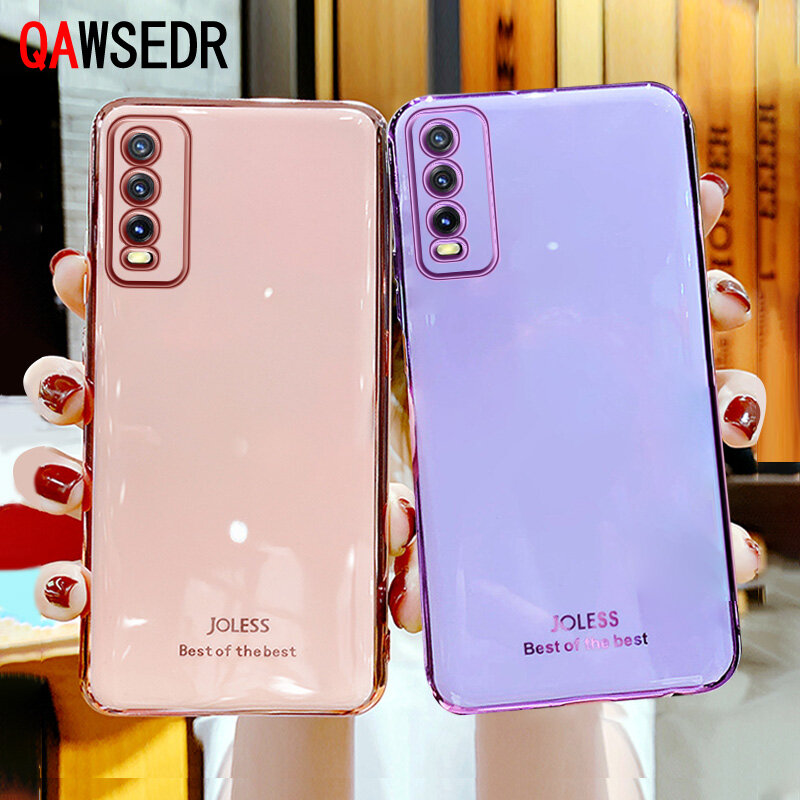 QAWSEDR ชุบเคสสำหรับ Vivo Y20 Y20sg Y20i Y20i Y12s Y20a 2021ที่แม่นยำ ...
