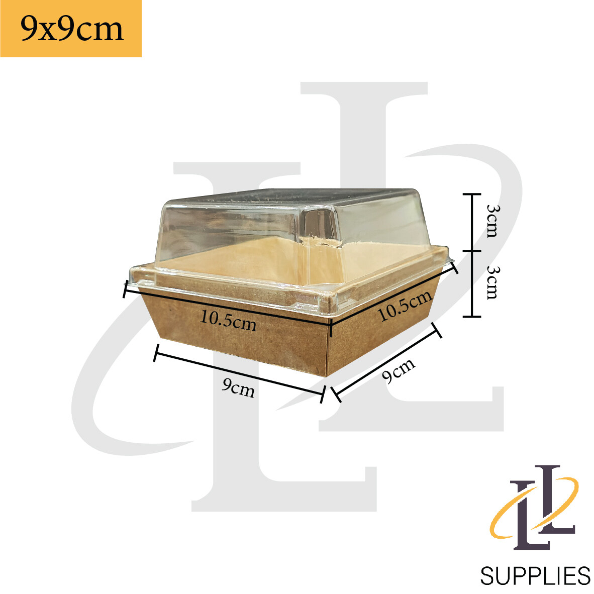 [Premium] Kraft/White Paper Square and Rectangular Cake Box with ...