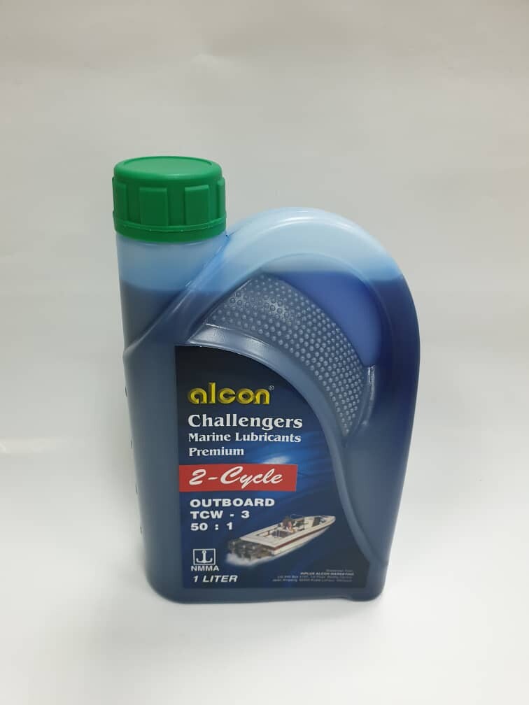 ALCON TCW-3 ENGINE OIL 1L OUTBOARD MARINE LUBRICANTS PREMIUM 2-STROKE ...