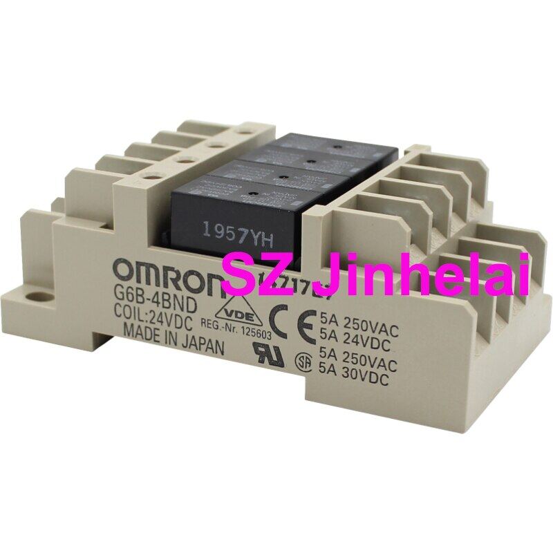 Omron G6b 4bnd G6b 47bnd 24vdc Authentic Original Terminal Relay Dc24v