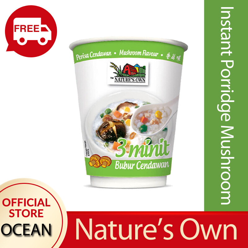 Nature's Own Instant Porridge Chicken Anchovy Mushroom Seaweed Spicy ...