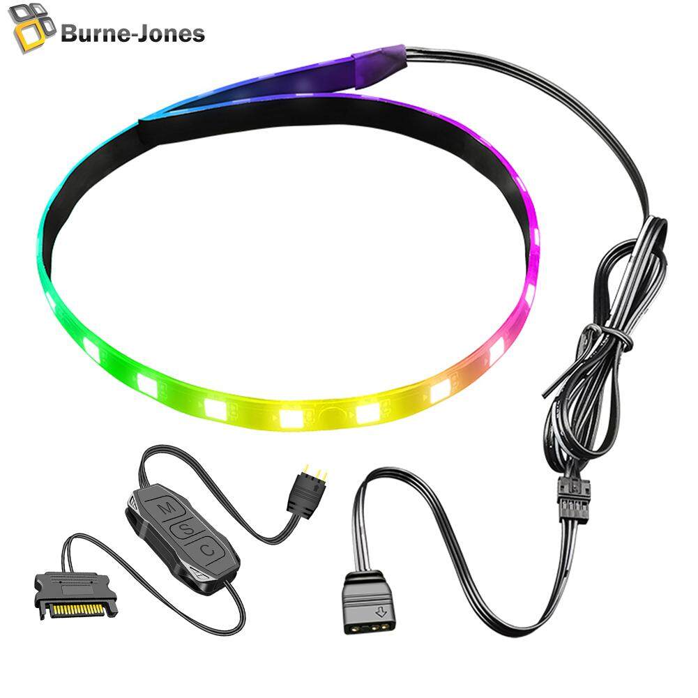 ARGB เคส PC ไฟ LED บาร์ SATA 3PIN คอมพิวเตอร์โคมไฟ RGB สำหรับงานแต่งงาน ...