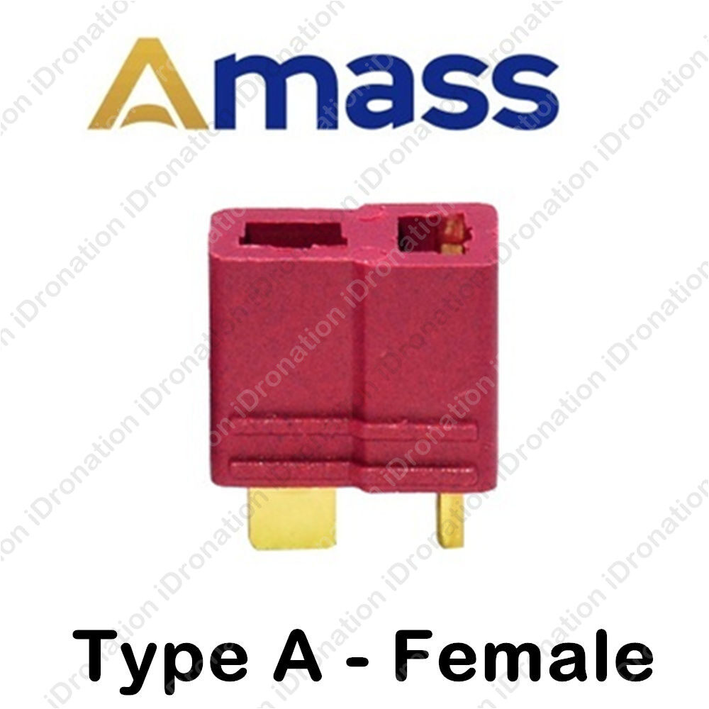 Amass TPlug Connector Brass Bullet Deans Red Male Female Plugs Cover Housing Li-po RC Battery T ...