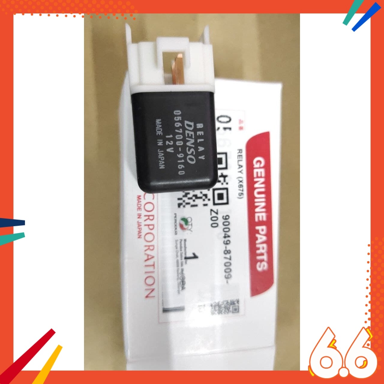 PERODUA FUSE,AIR COND RELAY DENSO 056700-9160 (90049-87009) ORIGINAL ...