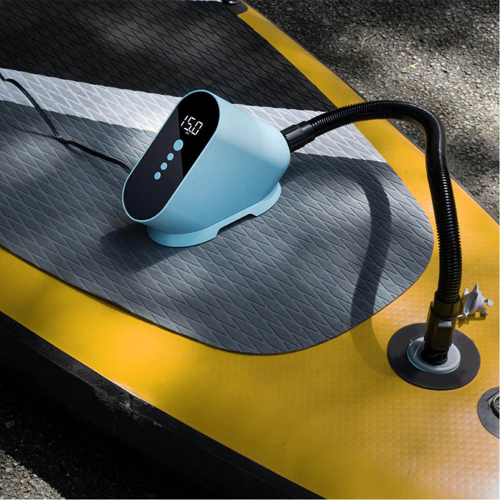 Flameer Portable Electric Air Pump Inflatable with 5Nozzles Boat Pump ...