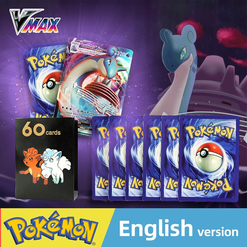 English Version 300 Cartas Pokemon Cards Mega 50-300Pcs Pokemon GX V ...