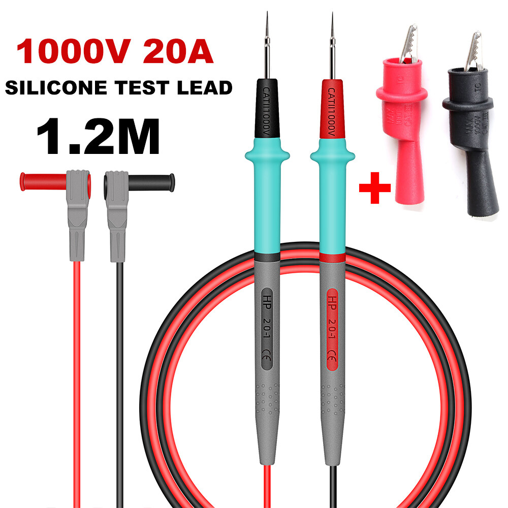 20A 1000V Hot Universal Digital Multimeter Multi Meter Test Lead Probe ...