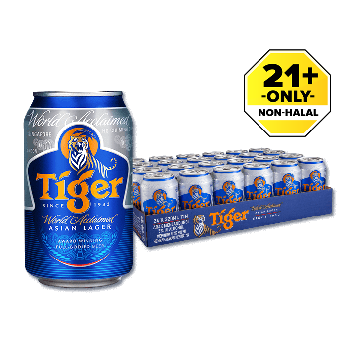 Tiger Asian Lager 320ML (1 Carton ) | Lazada