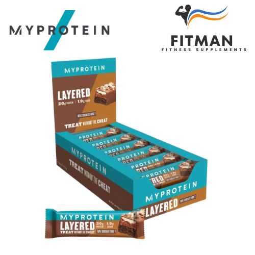 Myprotein - Layered protein bar (Box of 12) | Lazada
