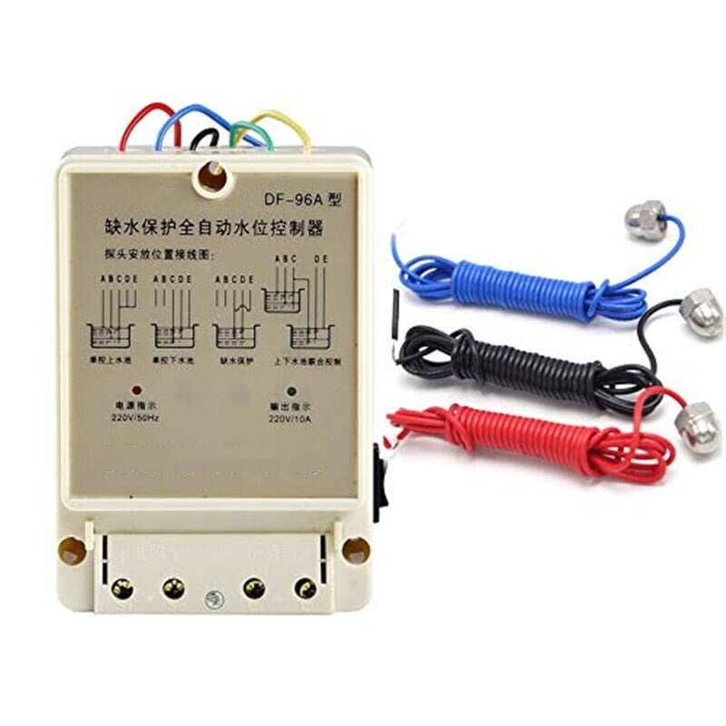 DF-96A 220V 10A Float Switch Auto Water Electronic Level Controller ...