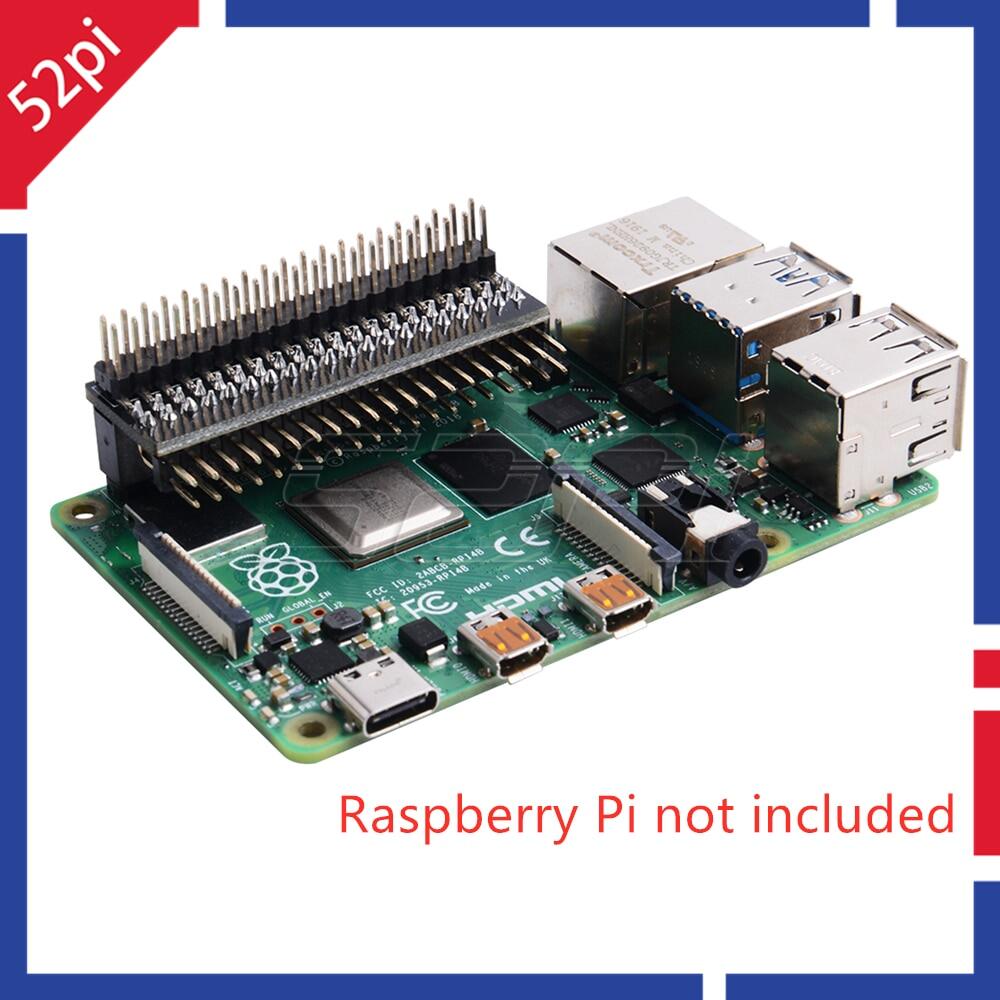 GPIO EDGE EXTENSION 52pi EXTENSION BOARD GPIO Raspberry Pi GPIOหัวสำหรับRaspberry Pi 4B/3B/3B ...