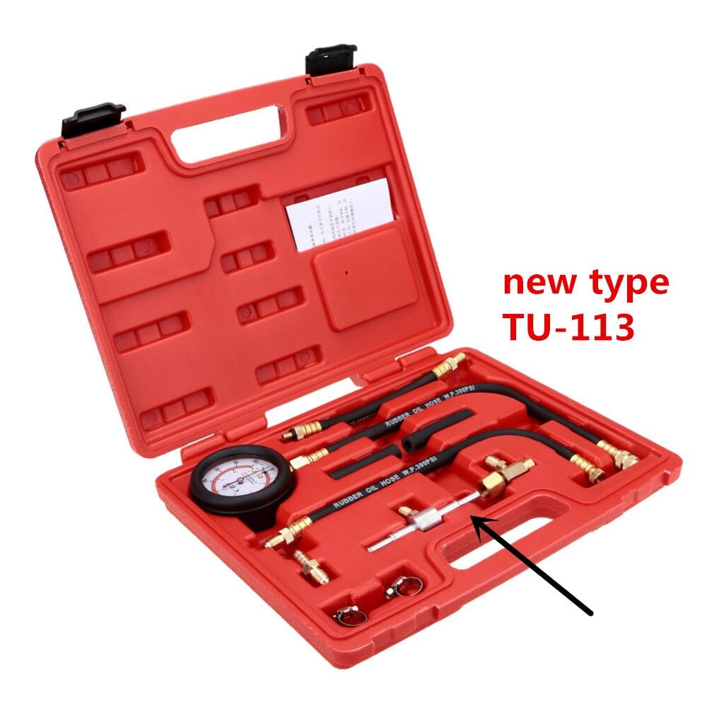 TU-113 Auto Fuel Injection Pump Pressure Tester Kit Car Petrol Gas ...