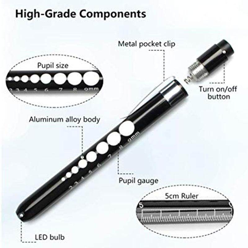 FlashLight Portable LED Flashlight Work Light Medical First Aid Pen ...