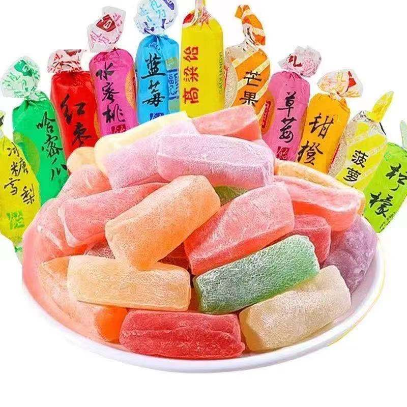 玉米味软糖桔子西瓜软糖高粱饴多口味水果软糖糖果零食Corn flavored gummy orange watermelon gummy ...