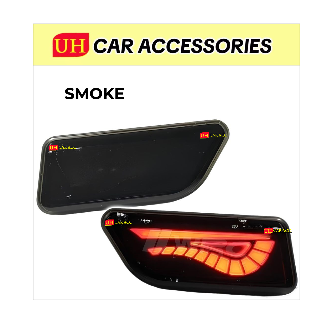 DTK PERODUA ATIVA / BEZZA 2020 - 2024 / ALZA 2022 - 2024 DEMON EYES DESIGN 4 FUNCTION REAR ...