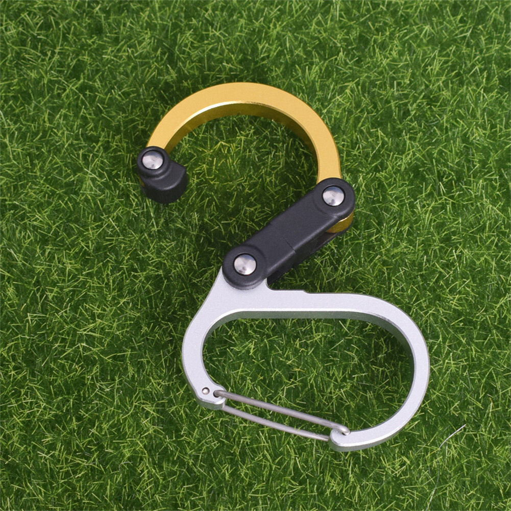 Hero Cilp Hero Clips Hook Non-Locking 360°Carabiner Climbing Gear ...