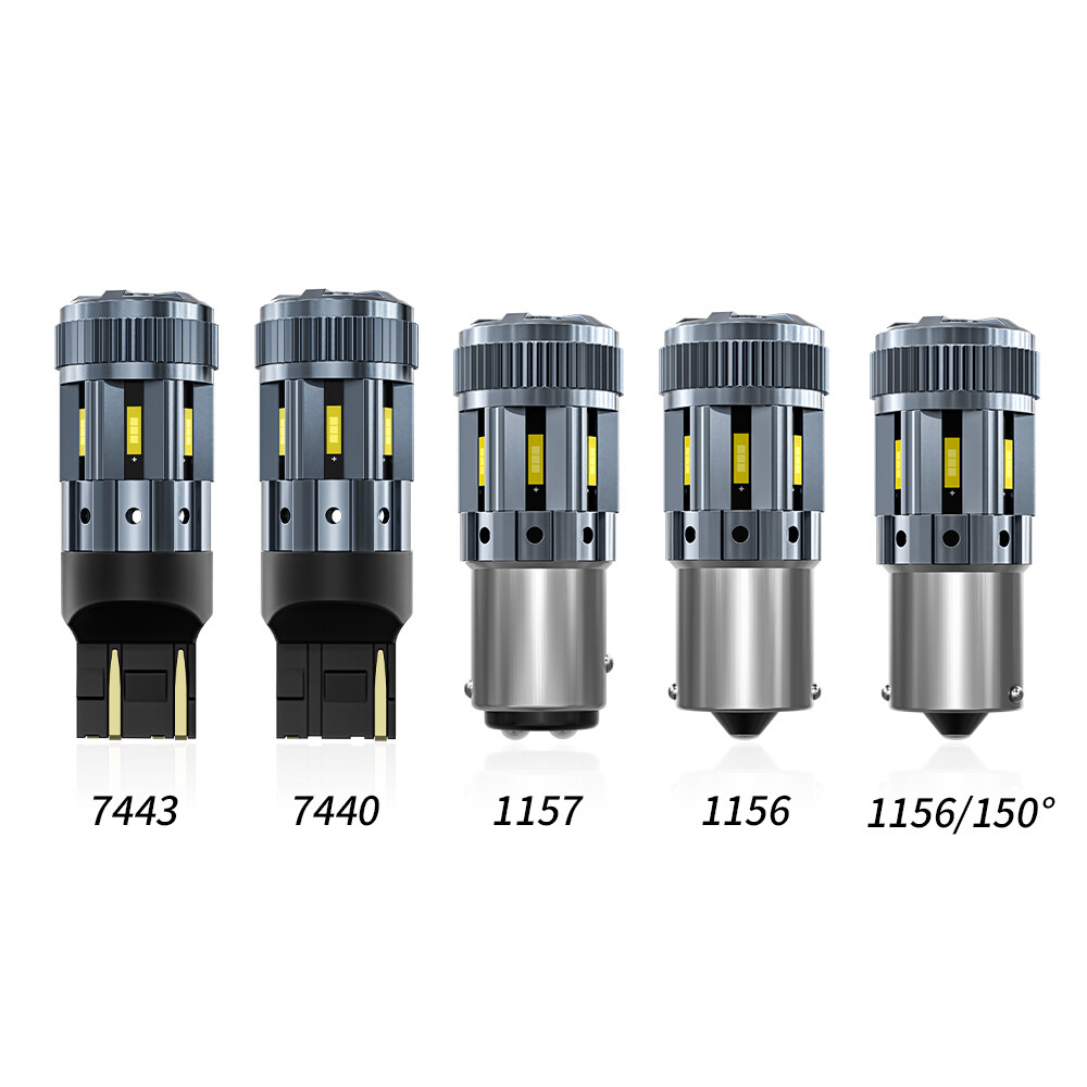 Kalada 1PC Canbus 1156 BA15S P21W 1157 BAY15D P21 5W T20 7440 7443 W21/5W LED หลอดไฟไม่มี ...