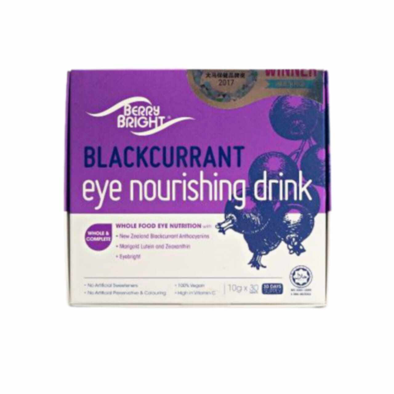 Berry Bright Blackcurrant Eye Nourishing Drink Sachets (10g x 30's ...