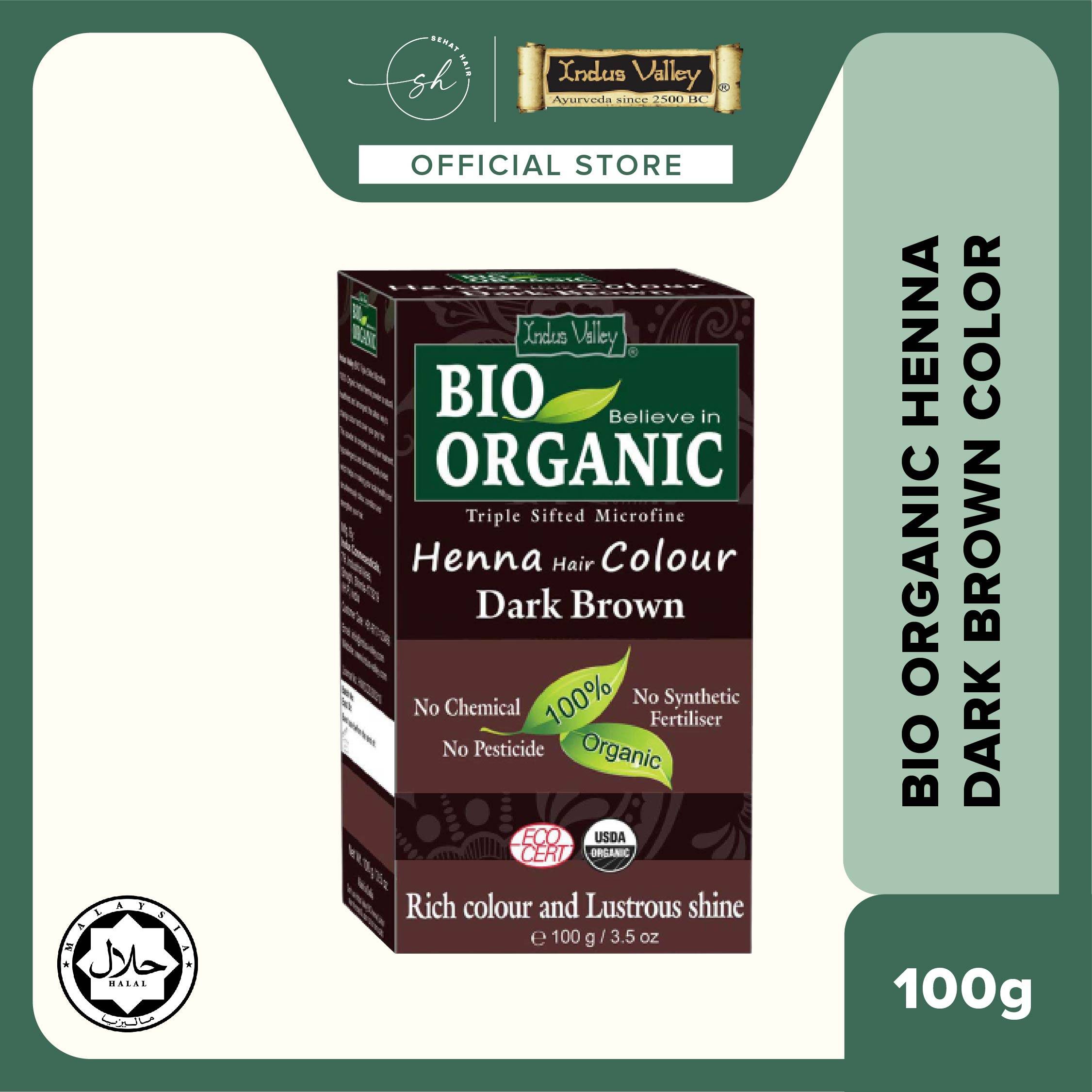 [HALAL] INDUS VALLEY Bio Organic Henna Hair Colour - Organic, Allergy ...