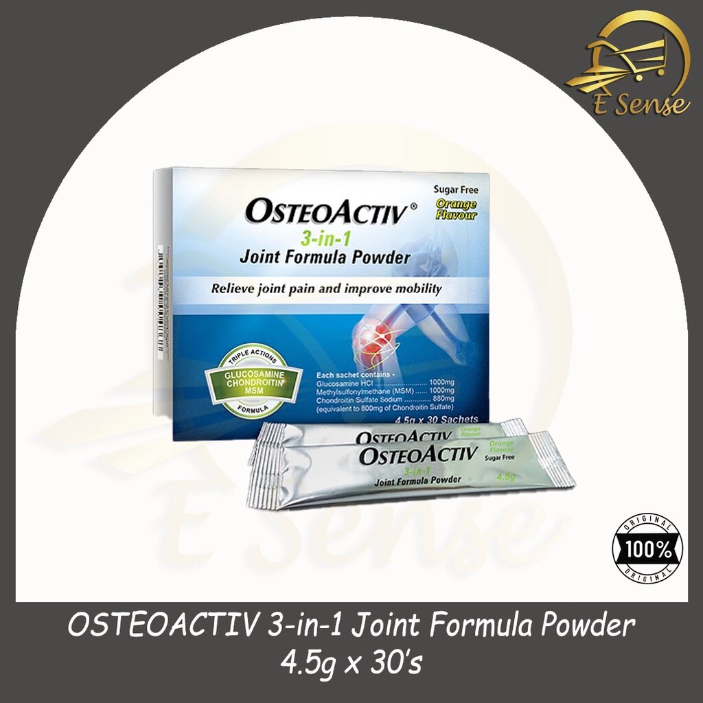 [E SENSE] OSTEOACTIV 3-in-1 Joint Formula - Powder 30's/Tablets 100's ...