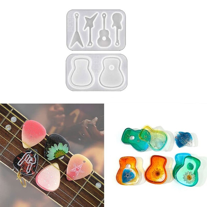 Irregular Shaped Exquisite Resin Mold,Guitar Pick Triangle Plectrum ...