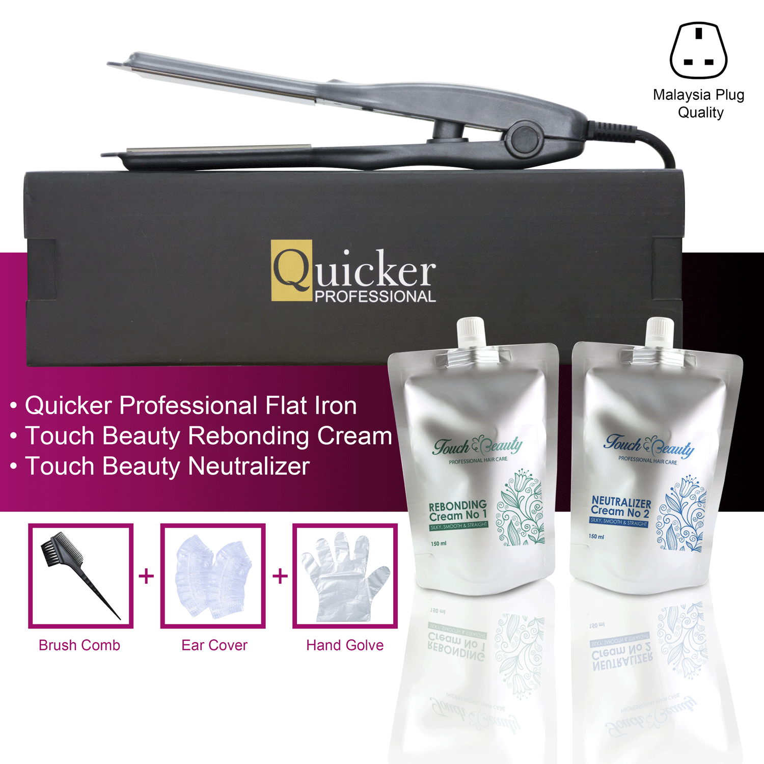 Hair Rebonding Cream Straightener Ubat Krim Lurus Rambut -Rebonding ...