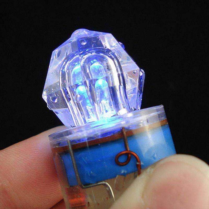 5Pcs Led Deep Drop Underwater Diamond Flashing Fishing Light Squid ...