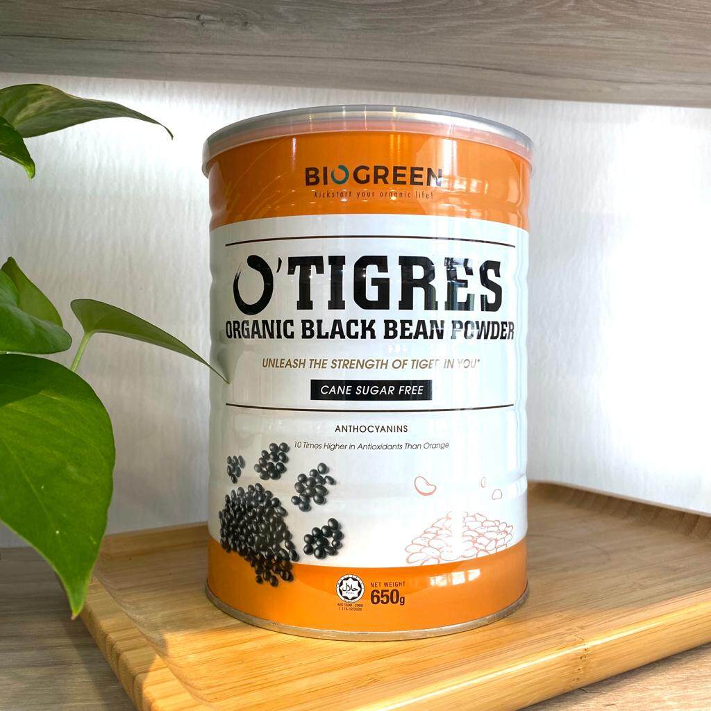Biogreen O’Tigres Organic Black Bean Powder Cane Sugar Free 650G | Lazada